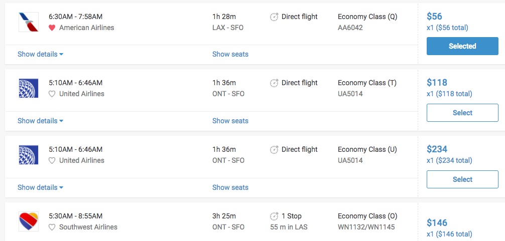 Image 4 – Flight Options | IAAP Edge